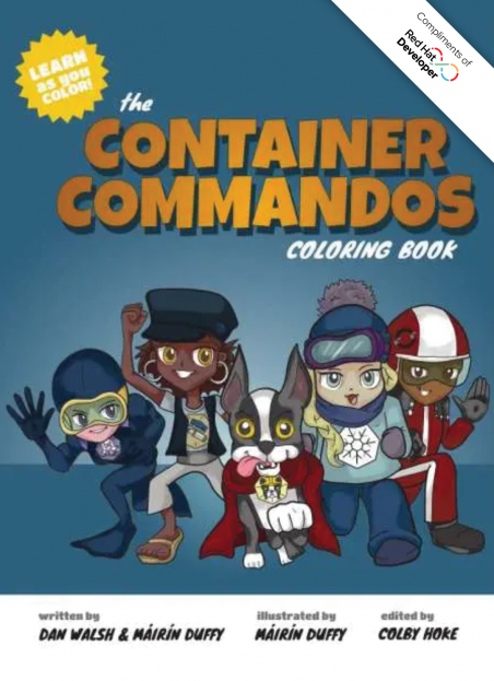 The Container Commandos Coloring Book | Red Hat Developer